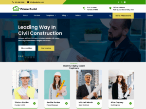 Construction WordPress Theme | For Builders & Contractors